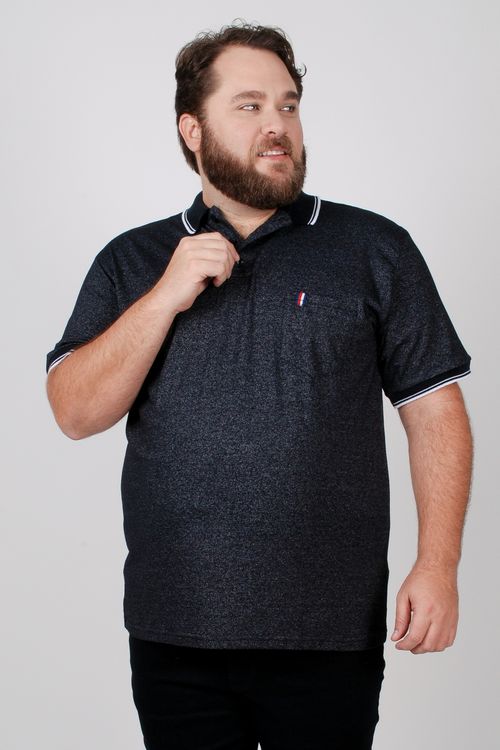 Camisa Polo Plus Size Masculina - Oferta de Polo Preta e Mais - Kauê ...