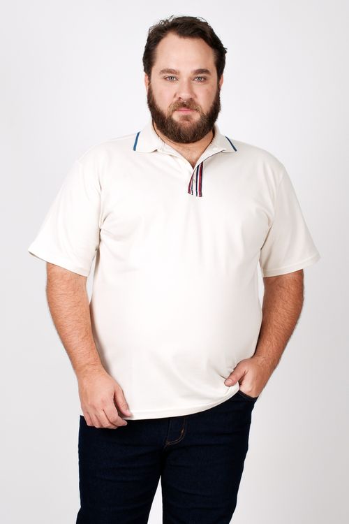 Camisa Polo Plus Size Masculina - Oferta de Polo Preta e Mais - Kauê ...